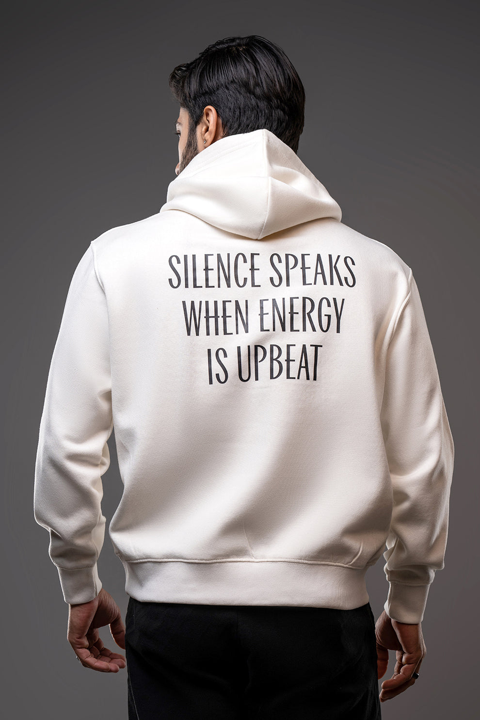 Winter White Statement Hoodie | Upbeat Retail